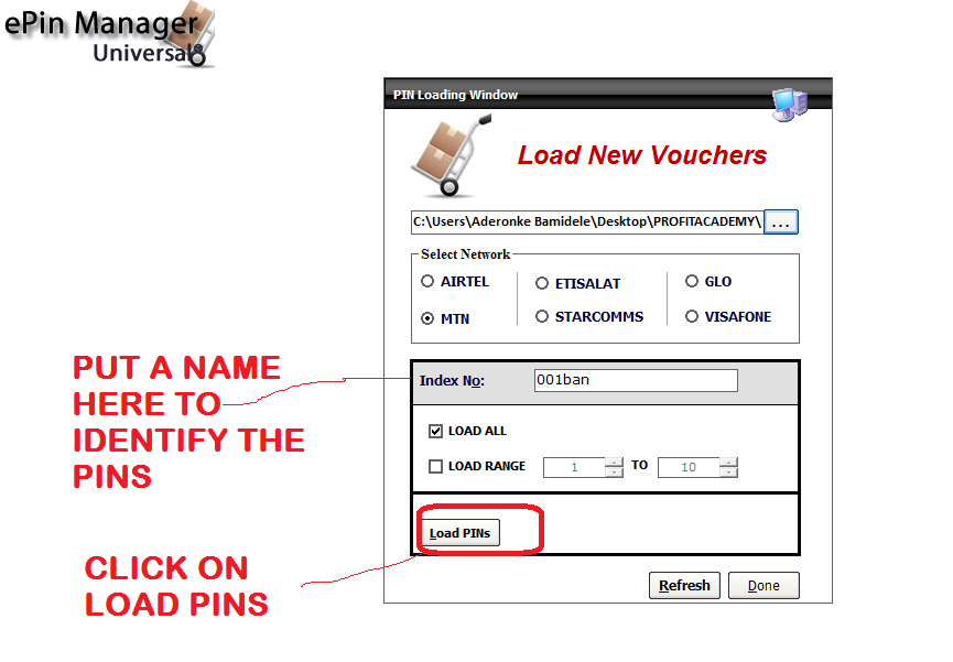 Recharge Card Printing Business